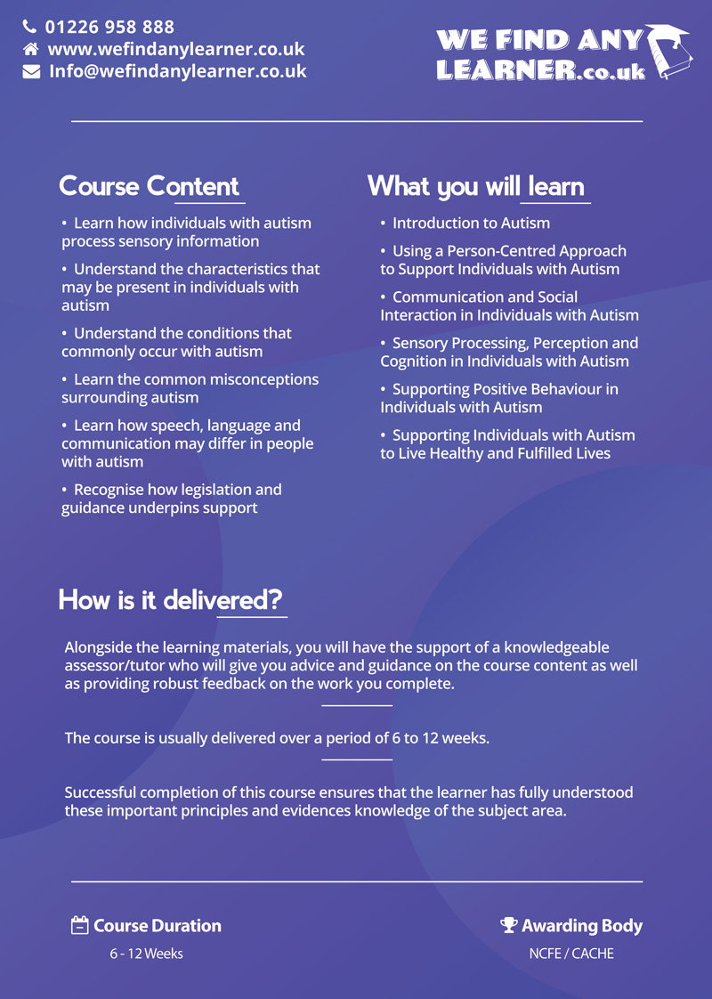 Understanding Understanding Autism Level 2 | We Find Any Learner Understanding Understanding Autism Level 2 | We Find Any Learner