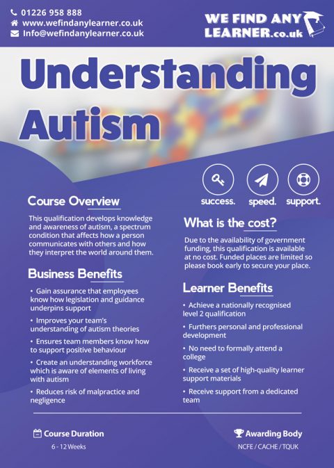 Understanding Autism Level 2 | We Find Any Learner Understanding Autism Level 2 | We Find Any Learner