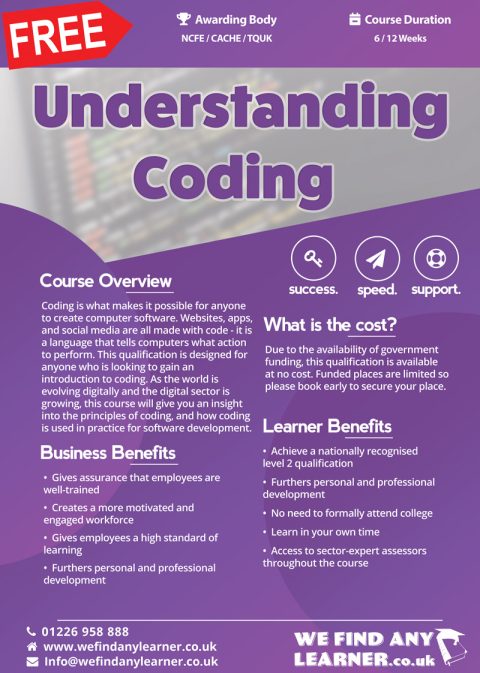 Understanding Coding Level 2 | We Find Any Learner